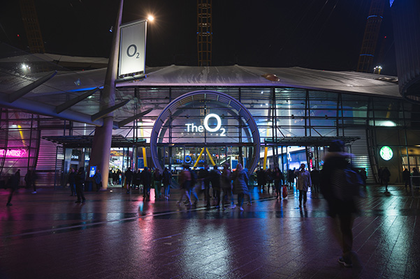 Visit The O2 Arena, Greenwich Peninsula | Take the train with c2c rail