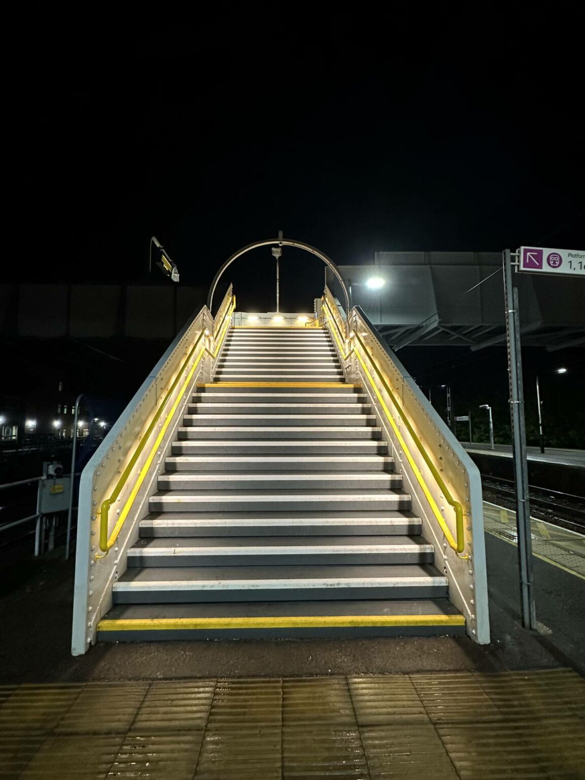 Refurbished footbridge improves connections at Upminster station ...