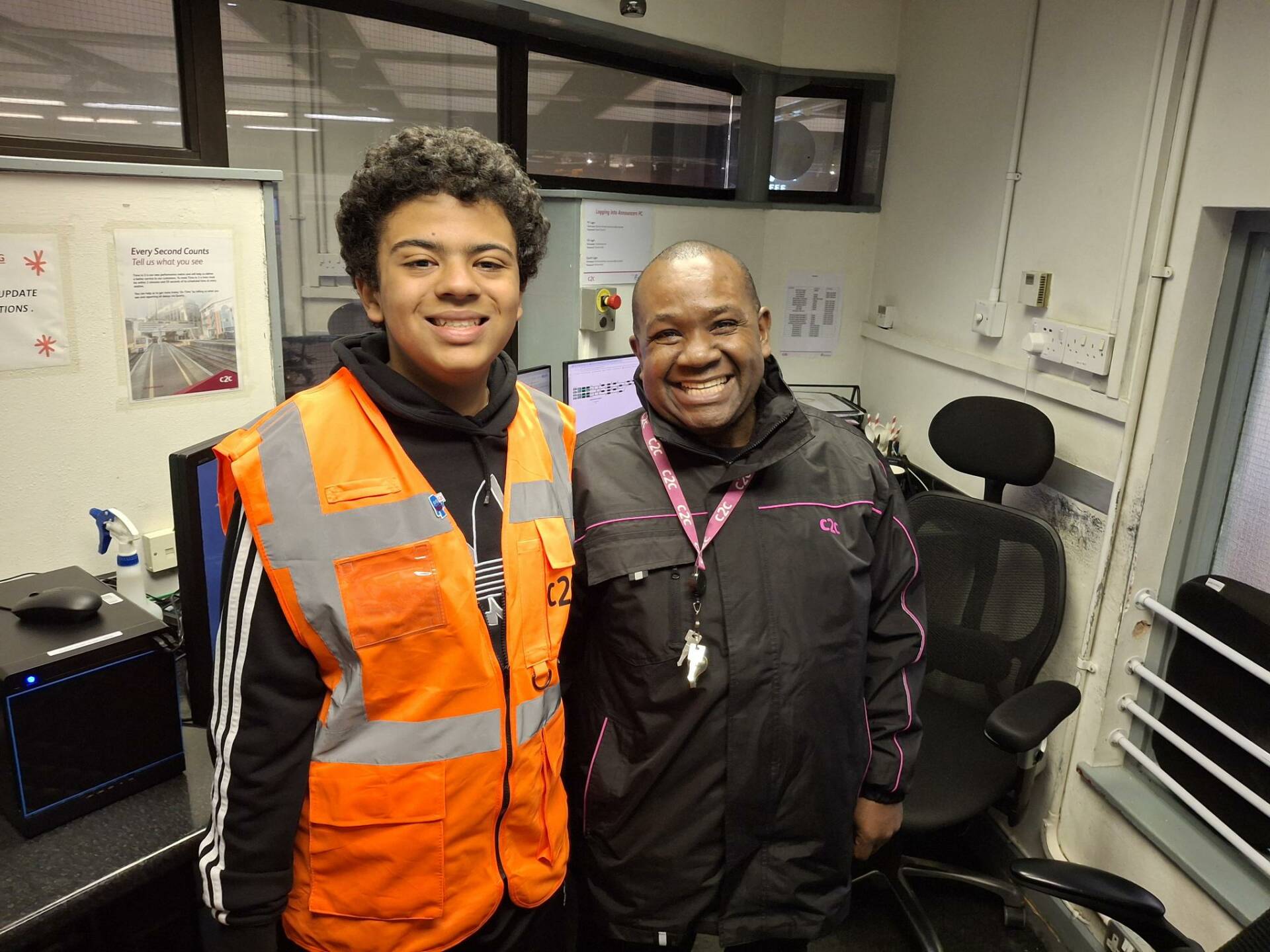 Young c2c passenger becomes Fenchurch Street station’s train announcer ...